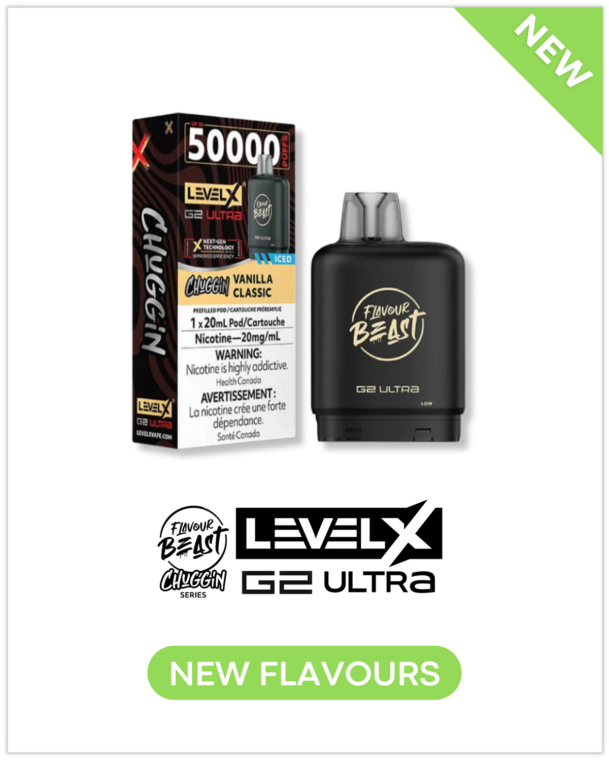 Level X Flavour Beast G2 Ultra Pods — Fat Panda Manitoba