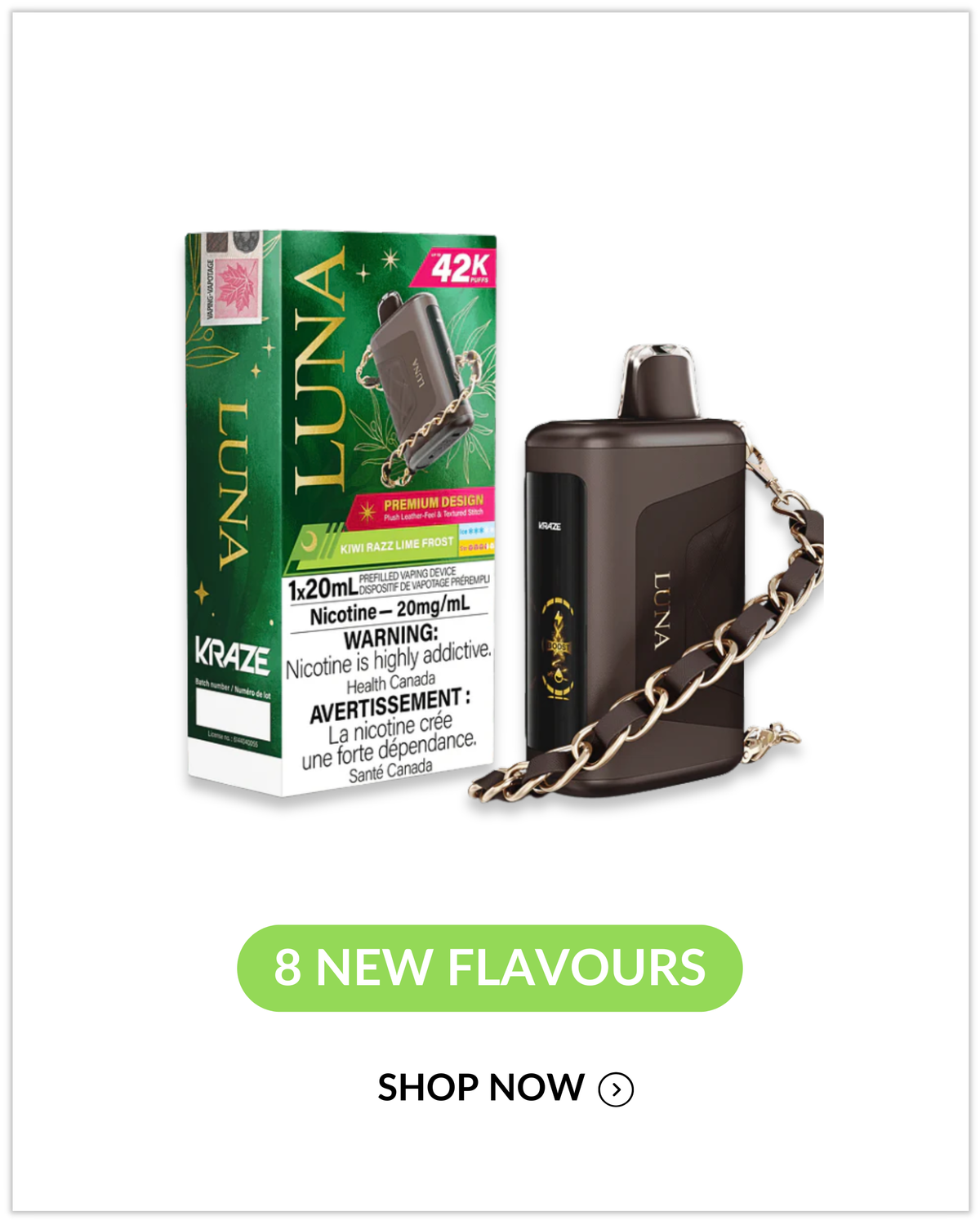 Kraze Luna Disposables — Fat Panda Manitoba