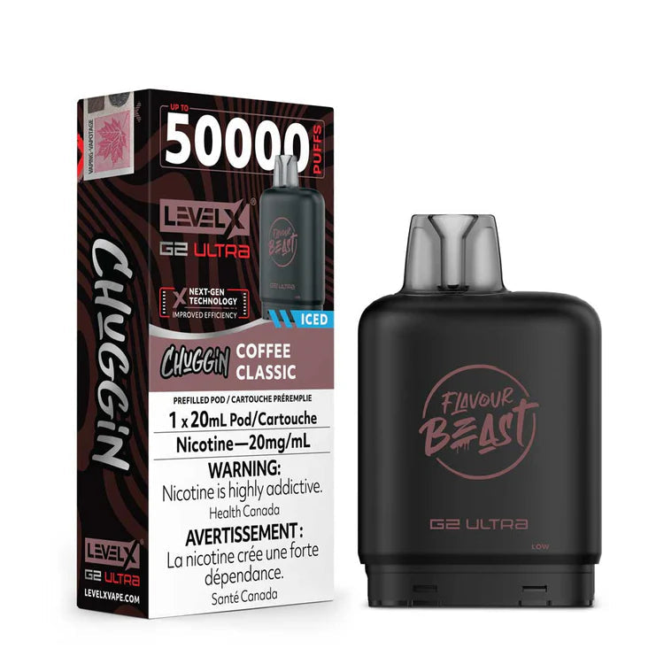 Level X Flavour Beast G2 Ultra - Chuggin' Coffee Classic Iced 20mg ...