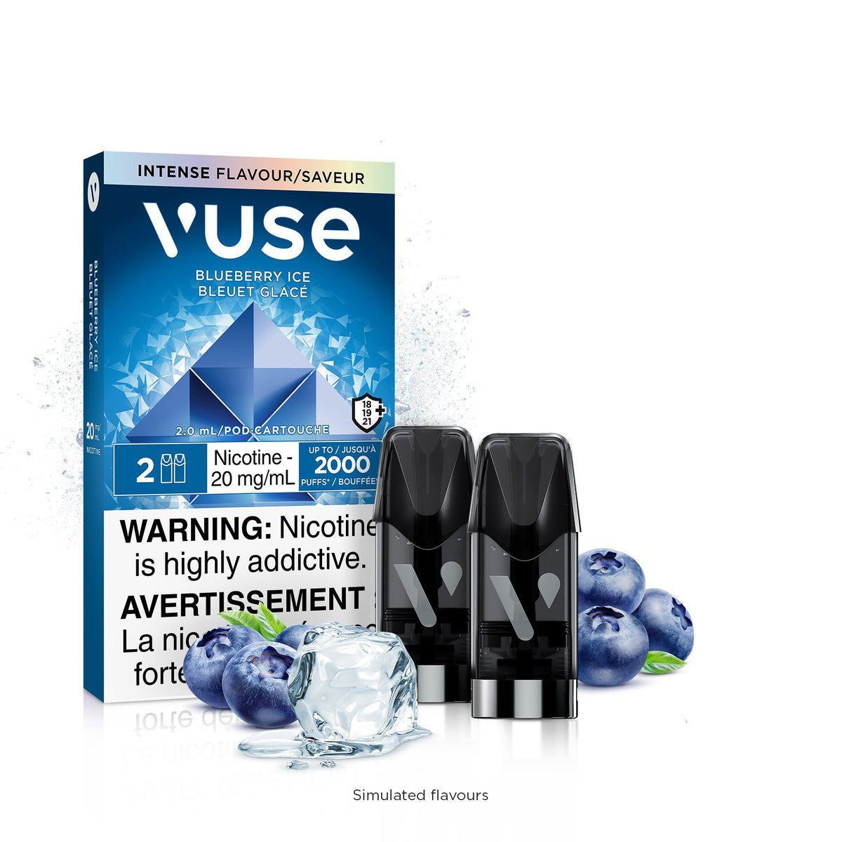 Vuse Pods Blueberry Ice (2pk) — Fat Panda Manitoba