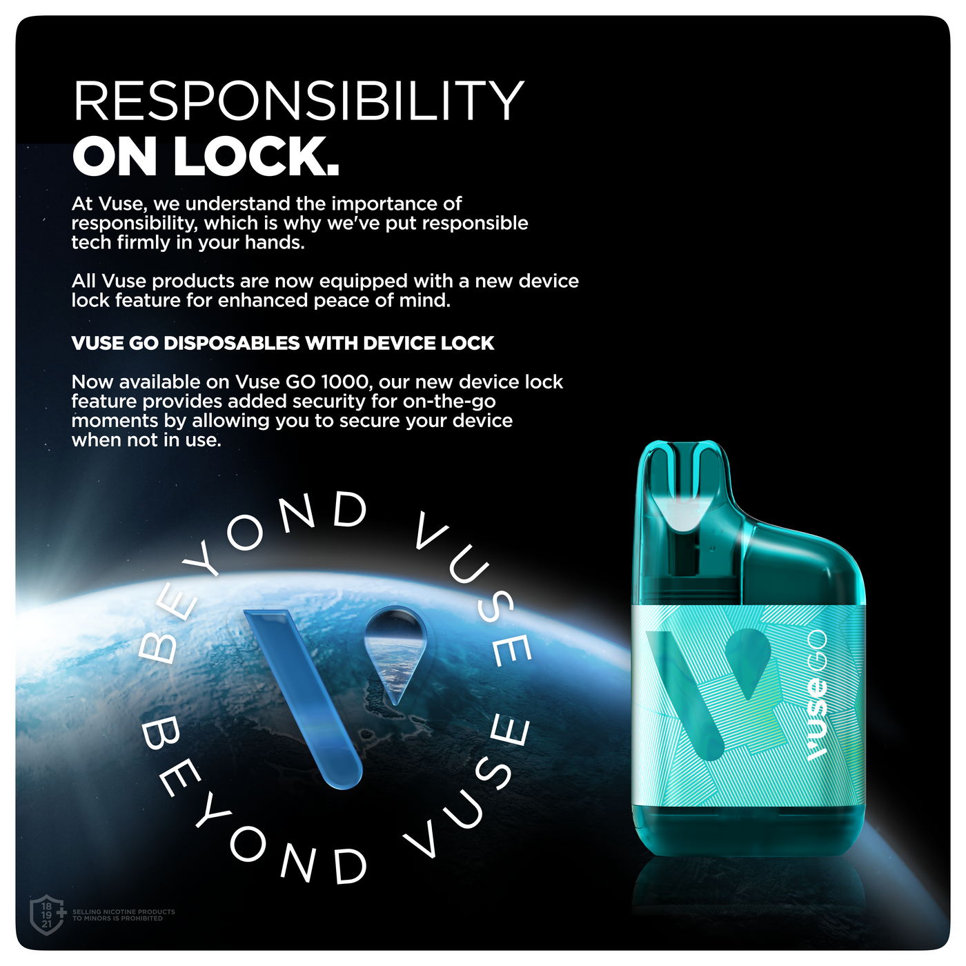 Vuse GO 1000 2.0 Disposable - Golden Tobacco 20mg — Fat Panda Manitoba